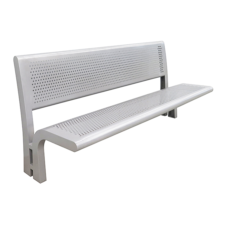 Wholesale Outdoor Perforated 304 Stainless Steel Seating Bench Public ...