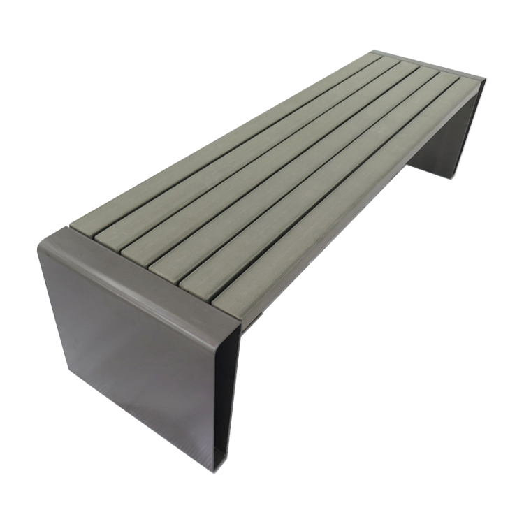 Wholesale Modern Public Seating Bench Park Composite Wood Bench ...
