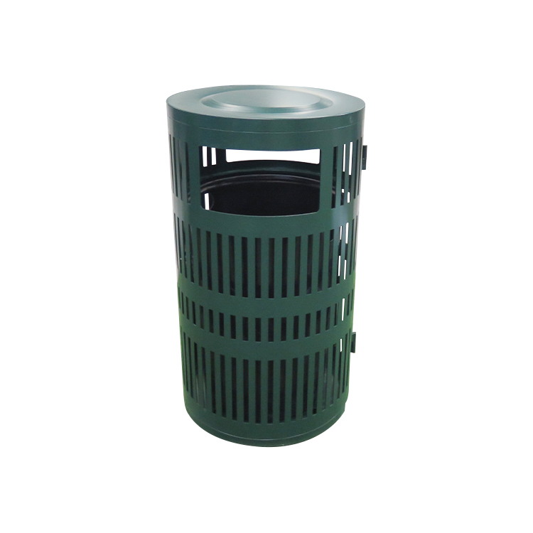 Wholesale Custom LogoGalvanized Steel Outdoor Trash Bin Modern Trash ...