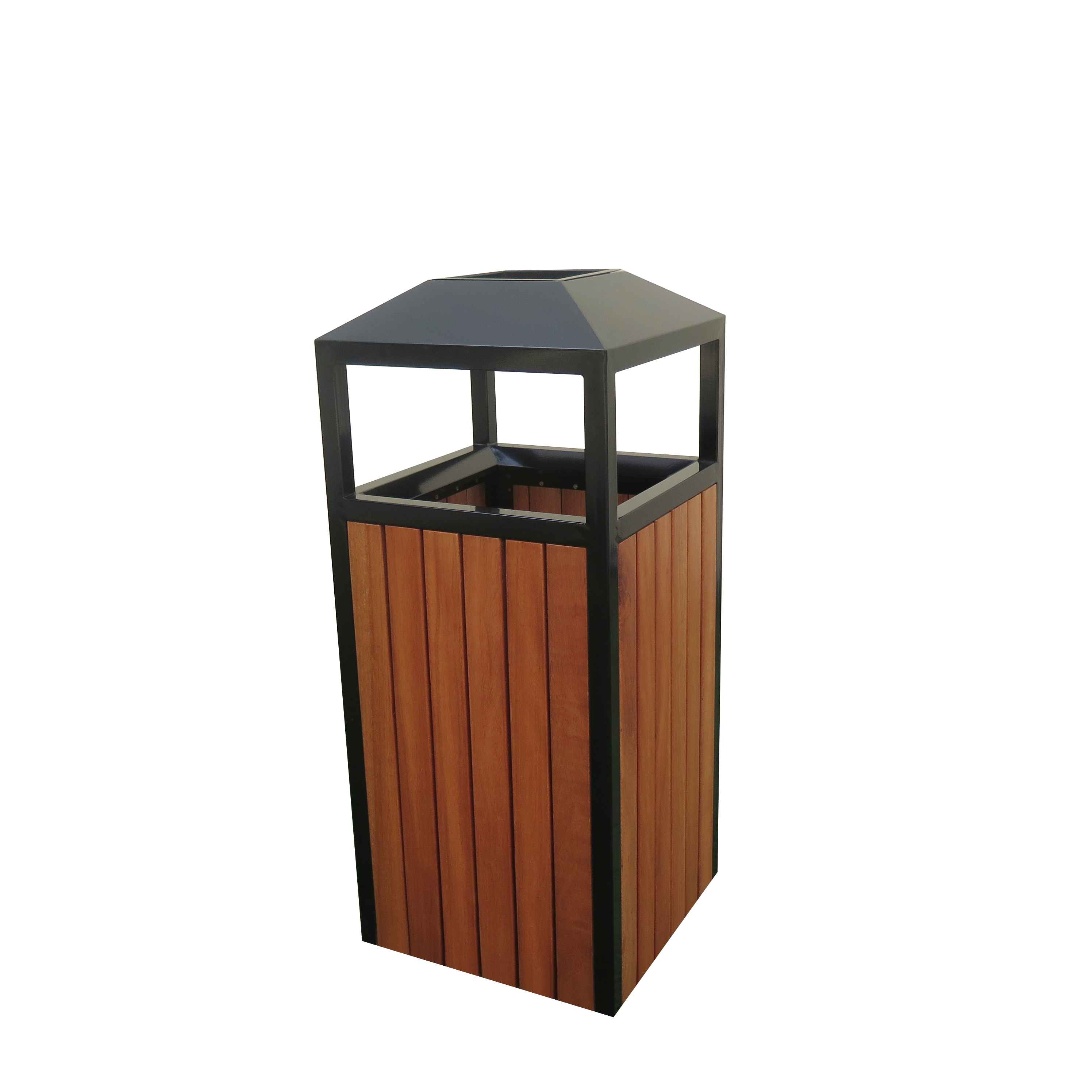 Wholesale Commercial Wooden Outdoor Dustbin For Public Park ...