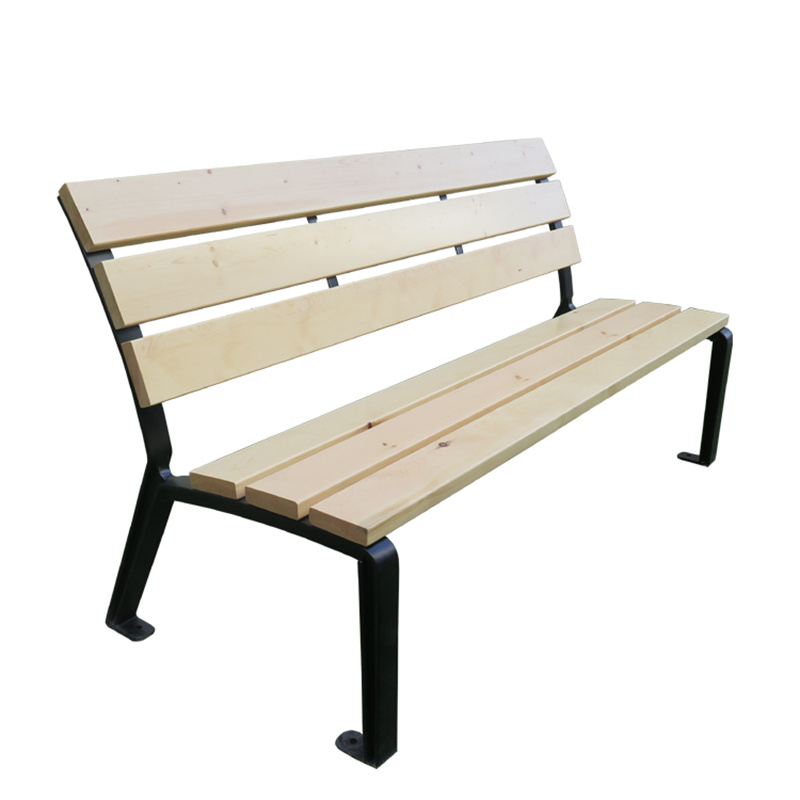 Wholesale Modern Outdoor Wood Park Benches With Aluminum Legs ...