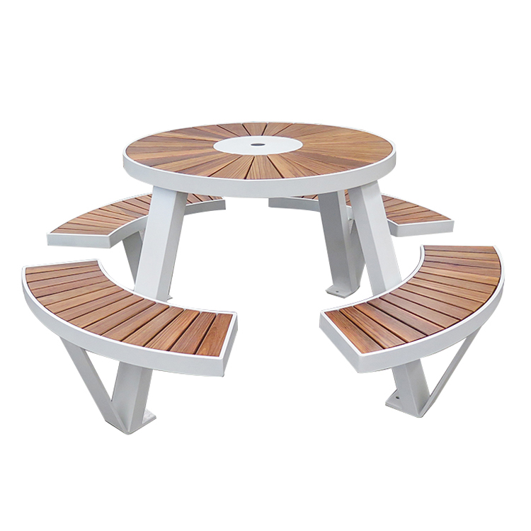Wholesale Contemporary Commercial Outdoor Picnic Tables Urban Street ...